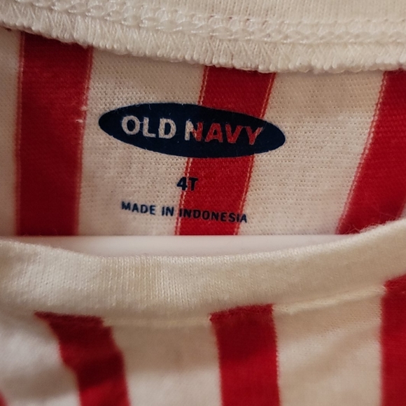 Old Navy | Shirts & Tops | Old Navy Red And White Striped Blouse 4t ...